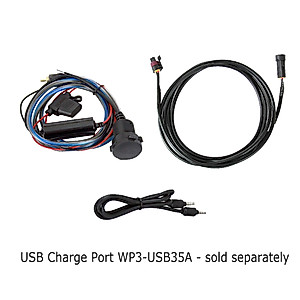 SSV Works WP-RZ3O65 Black Weather Proof Series Audio System for 2015-2023 Polaris RZR XP1000, XP4 1000, XP Turbo, XP4 Turbo w/Built-in 200 Watt 4 Channel Amplifier