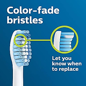 Philips Sonicare Genuine Sensitive Replacement Toothbrush Heads for Sensitive Teeth, 3 Brush Heads, White, HX6053/64