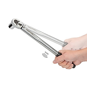 TEKTON 3/8 Inch Drive Click Torque Wrench (10-80 ft.-lb.) | 24330 & 1/4 Inch Drive Dual-Direction Click Torque Wrench (10-150 in.-lb.) | TRQ21101