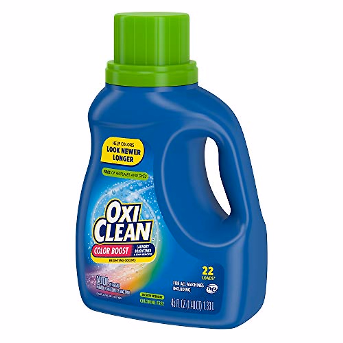 OxiClean Color Boost Laundry Brightener and Stain Remover Liquid Free, 45 fl oz