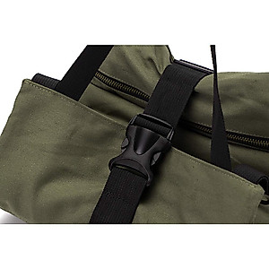 Super Roll Tool Roll,Multi-Purpose Roll Up Tool Bag, Wrench Roll,Canvas Tool Organizer Bucket,Car First Aid Kit Wrap Roll Storage Case,Hanging Tool Zipper Carrier Tote,Car Camping Gear