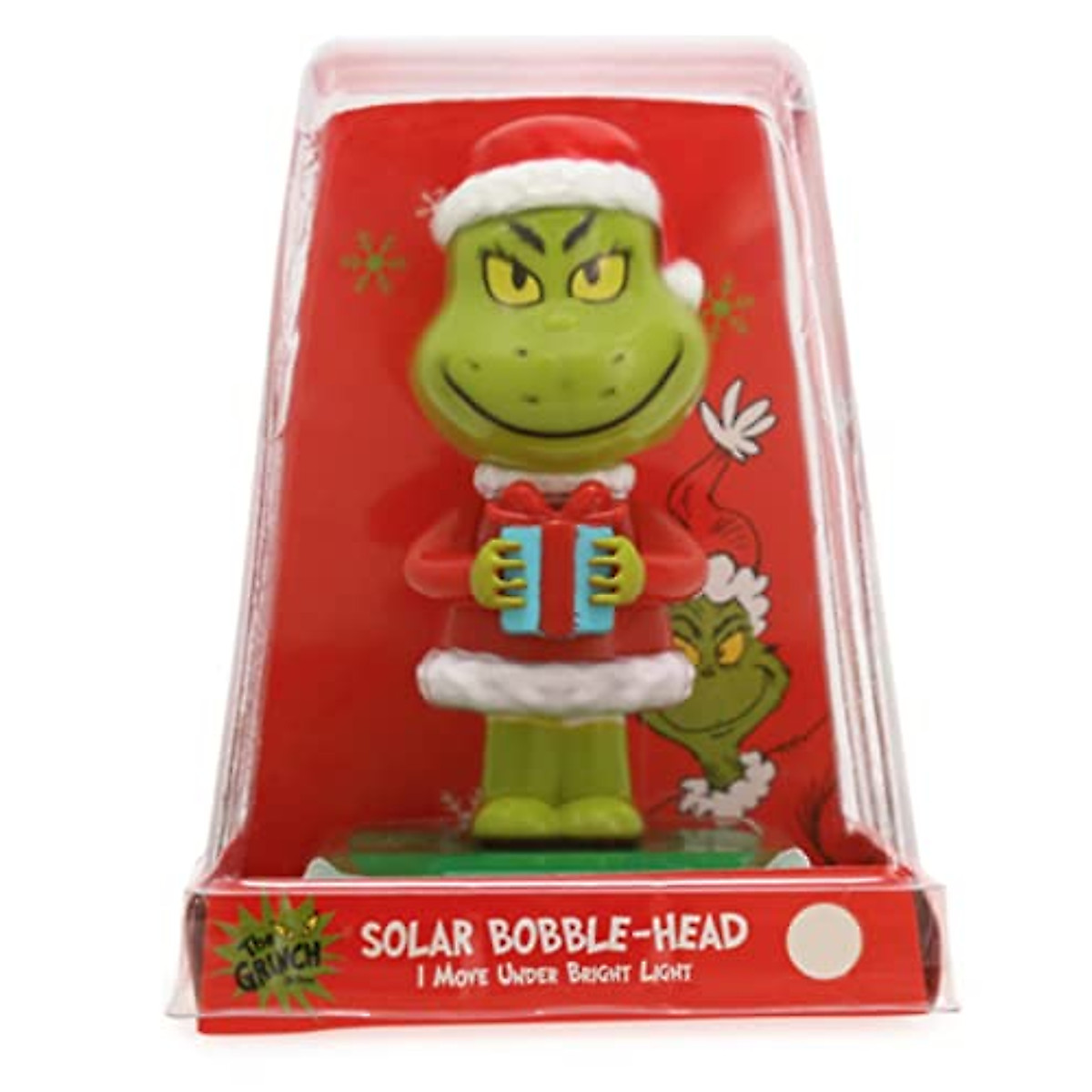 New Dr. Seuss The Grinch Solar Bobble Head I move under bright light
