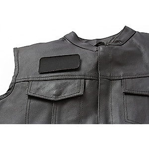 Black 4 Inch Rectangular Blank Patch - by Ivamis Trading - 4x2 inch - Twill Fabric - Paper Backing - Embroidered and Laser Cut Borders