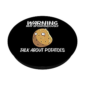Cute Potato Gift For Men Women Vegetable Baked Potato Lovers PopSockets Swappable PopGrip
