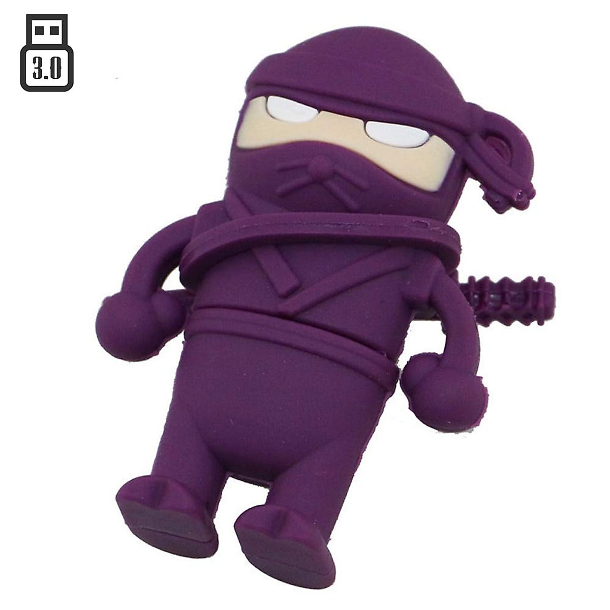 8GB Ninja Model USB 3.0 Flash Drive Memory Stick PenDrive Thumb Drive Jump Drive USB Flash Memory USB 3.0 Drive Ｕ Disk USB Stick Flash Disk Pen Drive - Purple