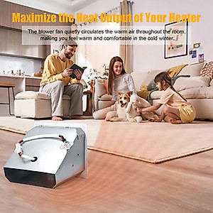 Criditpid F299201 Vent-Free Blower Fan Kit for Mr. Heater, 20,000-30,000 BTU Vent-Free Heaters (2016-present), Replacement Vent Free Wall Heater Fan Blower Accessory Kit for Mr. Heater.