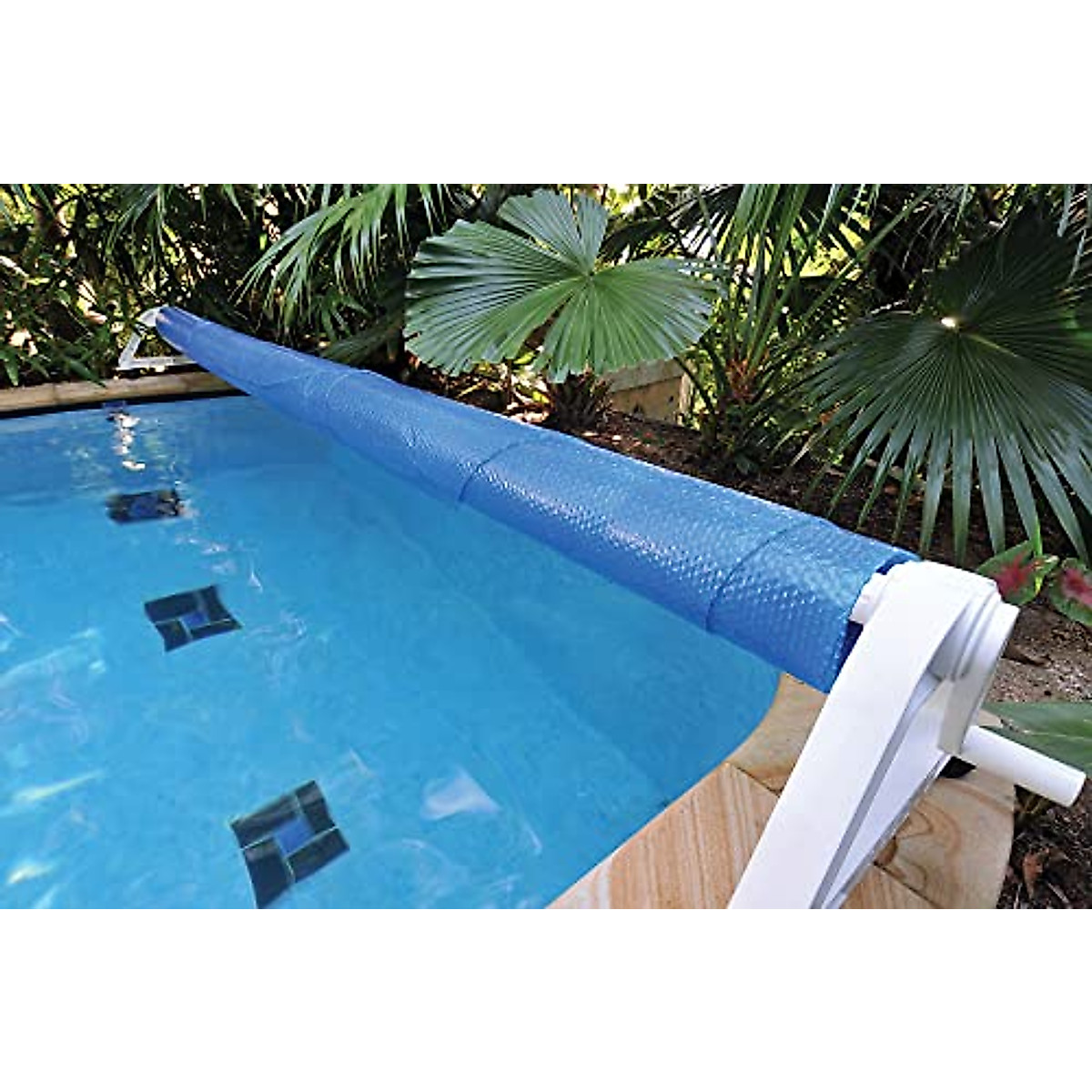 Aqua Ez Solar Cover Reel for in Ground Pools up to 18 ft - Factory Refurbished