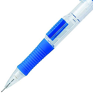 Pentel QUICK CLICK Mechanical Pencil (0.5mm), Blue Barrel, Box of 12 Pencils (PD215C)