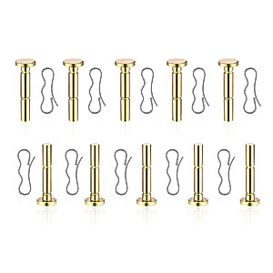Ohoho 10Pack 738-04124A Shear Pins & 714-04040 Bowtie Cotter Pin - Compatible with MTD / CUB &Troy-bilt Craftsman 738-04124A 738-04124 938-04124 714-04040 7188389 80-749 780-242 Snow Throwers