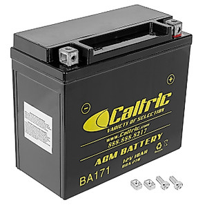 Caltric Agm Battery Compatible with Honda Trx650Fa Trx-650Fa Trx650Fga Rincon 650 4X4 Gpscape 2003-2005