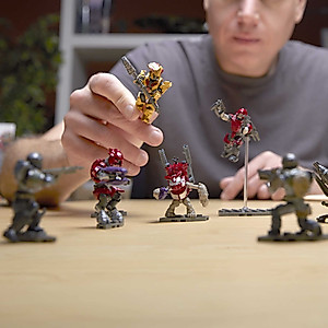 MEGA Halo Infinite Toy Building Sets, Banished Garrison Pack with 6 Micro Action Figures, Accessories and Buildable Rocket Launcher