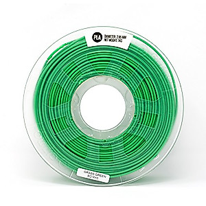 Gizmo Dorks 1.75mm PLA Filament 1kg / 2.2lb for 3D Printers, Green Grass