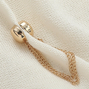 Multi-Function Magnetic Clothing Clips, 4 Packs Strongest Magnetic Strength Buttons Clips, Multi-Purpose Magnetic Pinless Brooch for Women Clothes Hijab Magnets (2Gold 2Silver, GS-4)