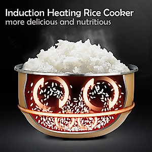 Joydeem Induction Heating System Rice Cooker 8 Cup & Joydeem Smart Automatic Lift Electric Hot Pot 4L