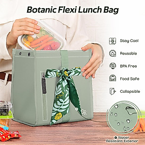 GLORIEROO Lunch Bag Women Gifts for Women - Insulated Foldable Leakproof Lunch Box Tote for Women Girls Kids for School Work Travel