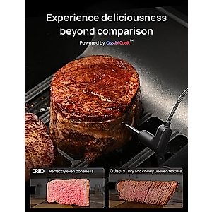 Dreo ChefMaker Combi Fryer, Cook like a pro with just the press of a button, Smart Air Fryer Cooker with Cook probe, Water Atomizer, 3 professional cooking modes, 6 QT