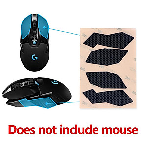HUYUN New Mouse Top &Side Panel Cover case Stickers Antiskid Grip Tape Replacement for Logit G900/G903 Mouse 0.6mm