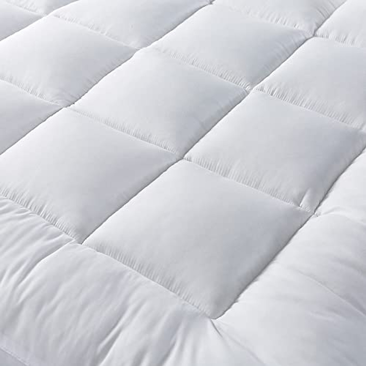 Naluka Pillow Top Mattress Topper Full Down Alternative Cooling Mattress Pad 2inch Thick Pillowtop Mattress Cover
