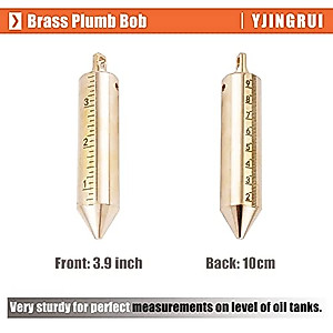 20M/66Ft Stainless Steel Oil Tank Gauging Tapes Explosion-proof Oil Gauging Tape with Brass Plumb Bob