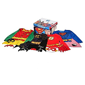Rubies Child's DC Comics Dress up Trunk with Superman, The Flash, Batman and Robin
