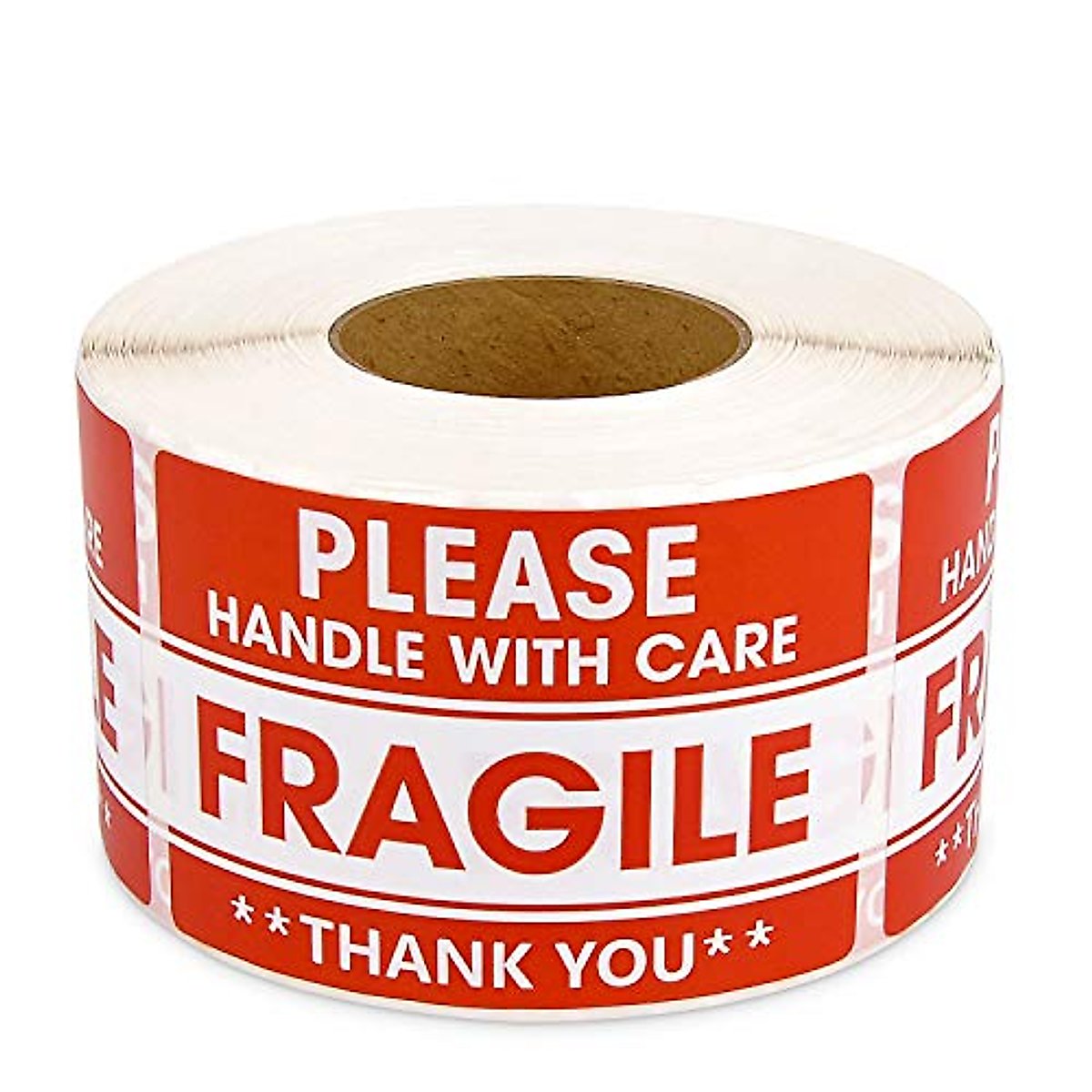 Methdic 2"x 3" Fragile Stickers 500 Labels Per Roll Strong Adhesive (Handle with Care ,Do Not Drop ,Thank You) Labels for Shipping and Moving