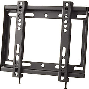 Insignia - Fixed TV Wall Mount for Most 19" - 39" TVs - Black
