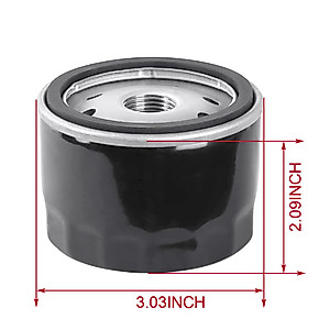 RYTIME 499486s GY20575 GY21056 Air Filter with AM125424 Oil Filter Fit John Deere L120 L111 LA130 D140 D130 LA120 LA140 L118 LA150 LA135 LA145 Z425 for 18HP-26 HP Intek V-Twin Engine