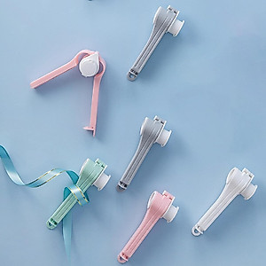 Food Storage Sealing Clips with Pour Spouts, Bag Clips for Food, Kitchen Chip Bag Clips, Plastic Cap Sealer Clips, Great for Kitchen Food Storagec,1pcs While (S_While)