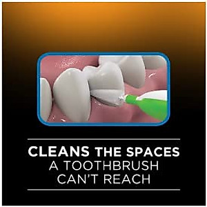DenTek Easy Brush Plaque Control Interdental Cleaners, Tight, 16 Count (Pack of 2)