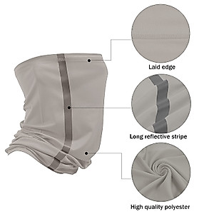 TCCFCCT Hard Hat Sun Shade, Full Brim Mesh Neck Sun Shield, High Visibility Sun Visor Neck Protection and Bandana Headband Face Scarf, Hard Hat Accessories, Hard Hat Not Included, 2 Packs, Grey