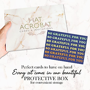 Hat Acrobat Employee Appreciation Cards with Envelopes - 24 Encouragement Cards to Inspire Your Team, Staff, Appreciation Cards for Students or The Perfect Appreciation Gifts Compliment (8 designs)
