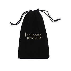 jonline24h Polished Mens Womens Stainless Steel Cross Ring Band Punk Rock Silver Black (Silver, 12)