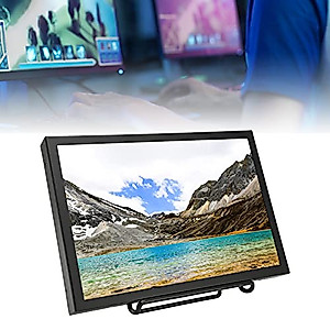 Shanrya Small Portable Multifunction Monitor with 1920 X 1280 Resolution and Integrated IPS Screen (US Plug)