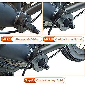 KT-V12L/R Electric Bike Magnets Pedal Assist Sensor Ebike Kit Easy Crank Installation PAS Sensor (V12L Waterproof Plug)