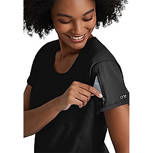 BARCO One BOT142 Women's Uplift Scrub Top Black 2XL
