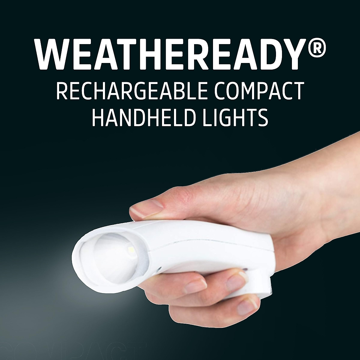 Energizer LED Rechargeable Plug-in Flashlights (6-Pack), Weatheready Emergency Flashlight for Hurricane Supplies and Survival Kits, Flash Light with Convenient Plug-in Design