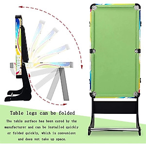 ONOTEC Multi Game Table, 4-in-1 Combo Game Table w/Soccer, Billiard, Slide Hockey, Wood Foosball Table, Perfect for Game Rooms, Arcades, Bars, Parties, Family Night