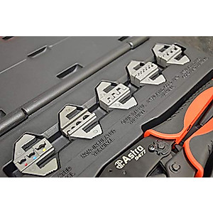 Astro Pneumatic Tool 9477 7-Piece Professional Quick Interchangeable Ratchet Crimping Tool Set
