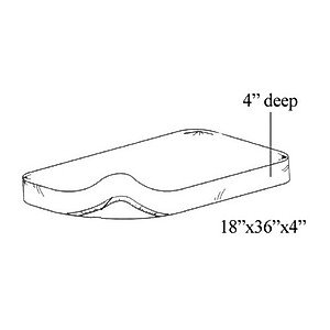 American Baby Company 100% Natural Cotton Supreme Jersey Knit Fitted 18" x 36" Cradle/Bassinet Sheet, White, Soft Breathable, for Boys and Girls