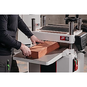 JET 15-Inch Planer, 3 High-Speed Steel Knives, 3 HP, 230V 1Ph (Model JWP-15B)
