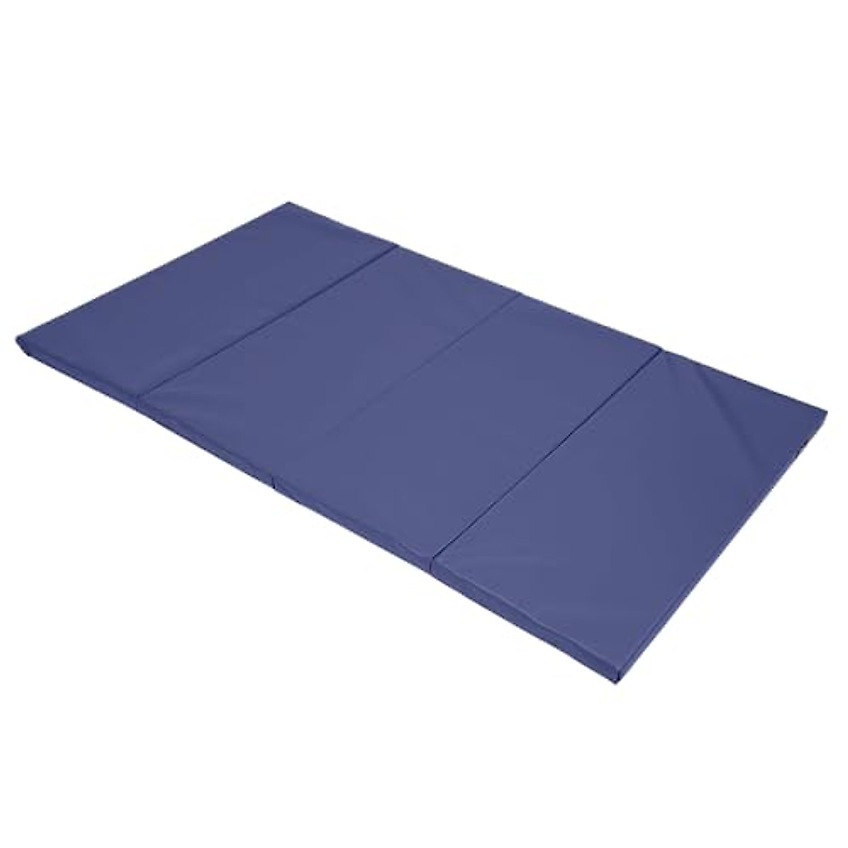 Z Athletic Folding Mat for Gymnastics and Tumbling, 4 Ft x 8 Ft x 2 In Blue