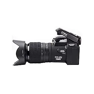 Digital Camera 2022 Digital Camera HD DMillion Pixel Auto Professional DSLR Video Camera 24X Optical Zoom Three Lens Digital Camera Photography (Size : with 16G SD Card, Color : D7200 with EU Plug)