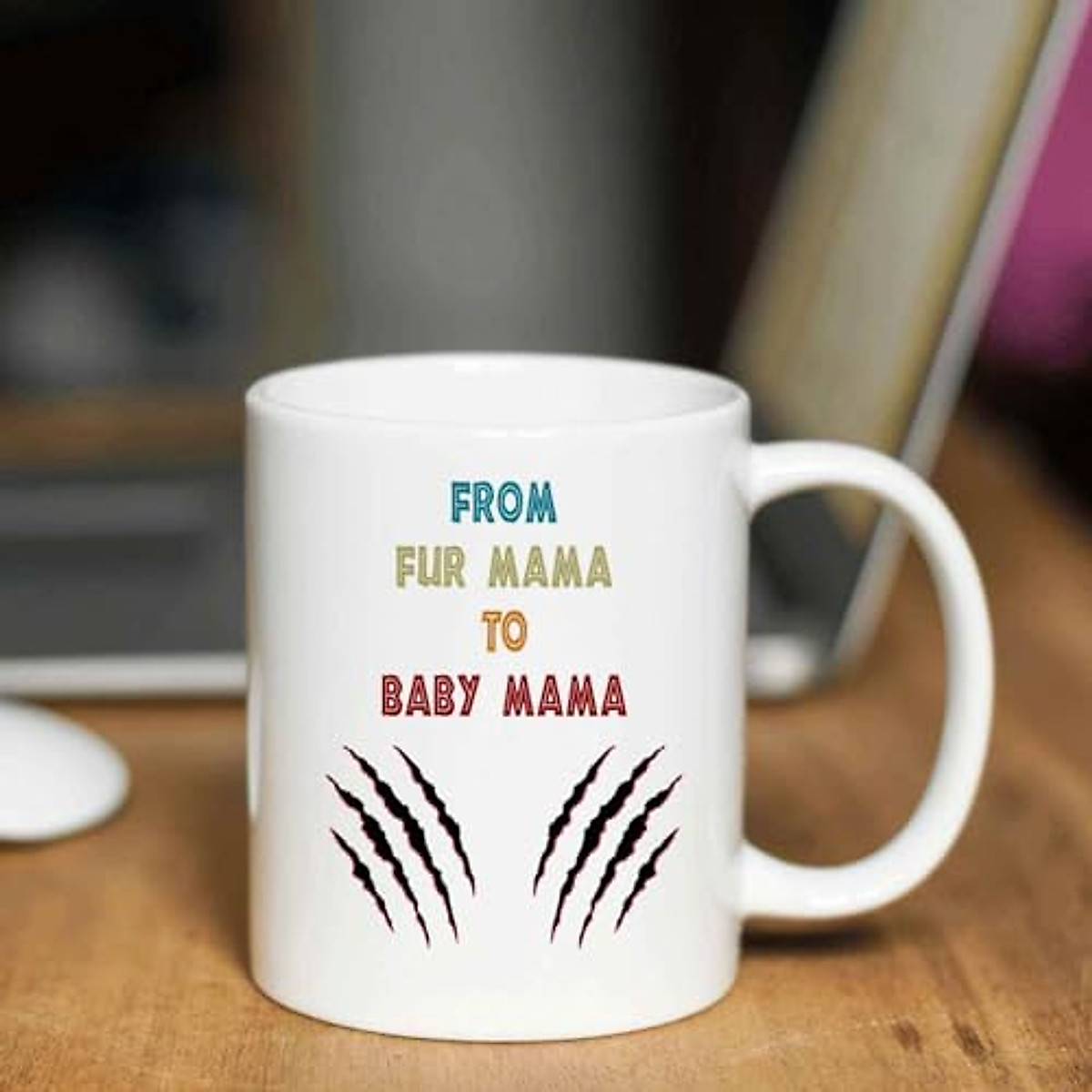 Personalized Baby Gift Ideas for Parents - for Showers & Birthdays - Navy Multicolor Unisex Sweat, 11 Oz White Ceramic Coffee Mug