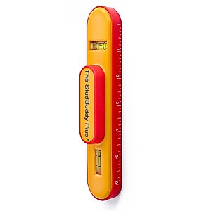The StudBuddy Plus Magnetic Stud Finder and Level