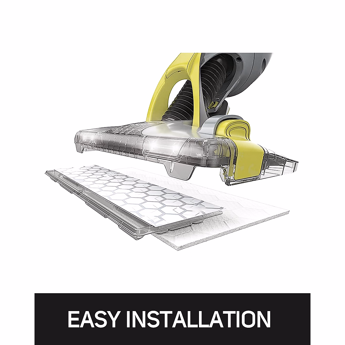 Kodahome Replacement Mop Pads for Shark Vacmop VM252 VM250 QM250 VM200 VM190 Disposable Hard Floor Vacuum Mop Pad Refills, for Daily & Polishing as Long Soft Microfiber (Gray 8 Count)