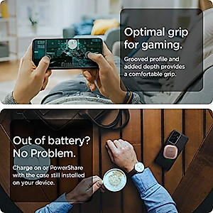 Spigen Liquid Air Case Compatible with Samsung Galaxy S21 Ultra - Black - 6.8 Inches