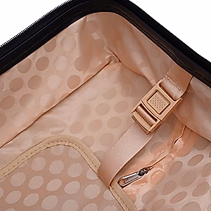 Kids Luggage with Wheels and Ride-On Feature- Portable Children's Travel Thickening Trolley Suitcase - Aluminum Alloy Drawbar - 110lb Load Bearing - for Toddlers and Kids Aged 2-6 Years (Pink)