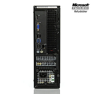 Dell Gaming PC 3020 SFF High Performance Desktop Computer - Core i7 3.4 GHz, NVIDIA GT 1030 2GB DDR5, 8GB RAM, 1TB SSD, HDMI, DVI, VGA, DVD, Keyboard, Mouse, WiFi, Windows 10 Professional(Renewed)