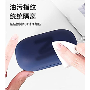 2 Pack DAYJOY Soft Silicone Protective Case Cover Compatible with JBL Reflect Mini NC Earphone, Protective Skin Sleeve(Black+Blue)