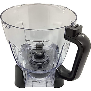Replacement 64oz (8 Cup) Food Processor Bowl Only for Ninja Ninja BL680 BL680A BL681A BL682 BN801 BN805 BL910 Auto-iQ Duo Blender, Read
